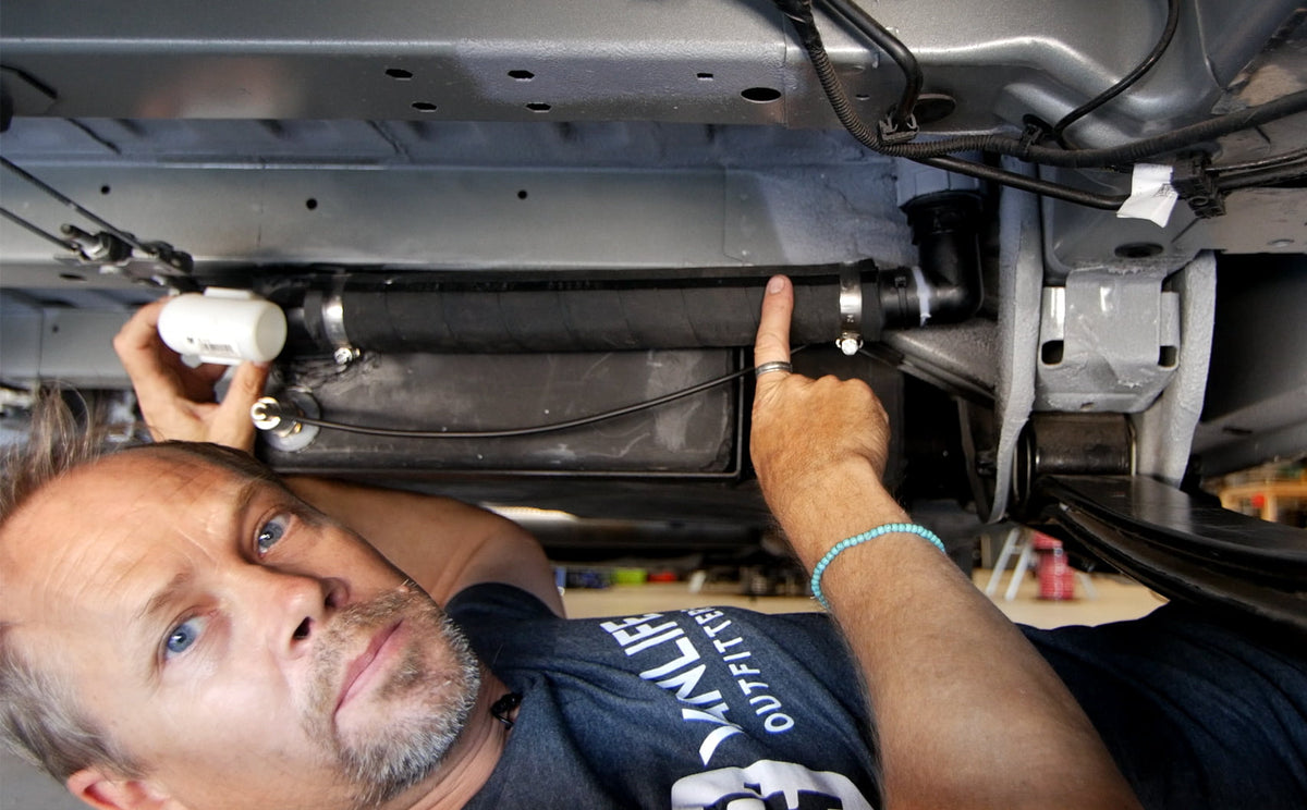 How To Plumb a Shower and Sink Drains in a Camper Van – Vanlife Outfitters