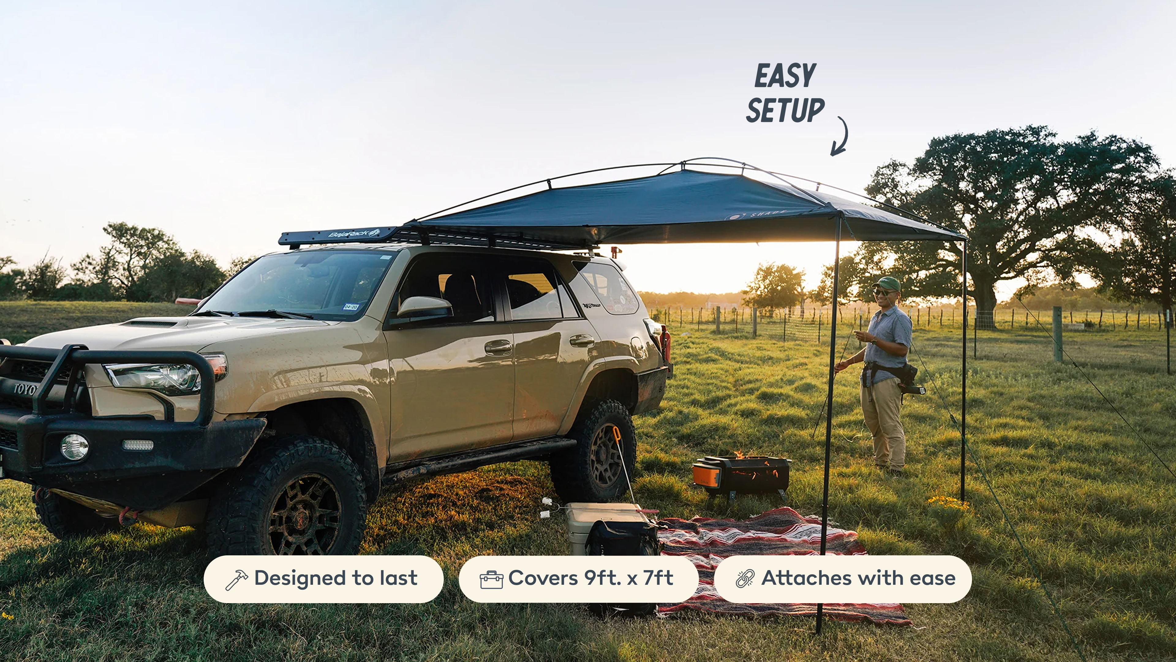 MoonShade Portable Awning – Vanlife Outfitters
